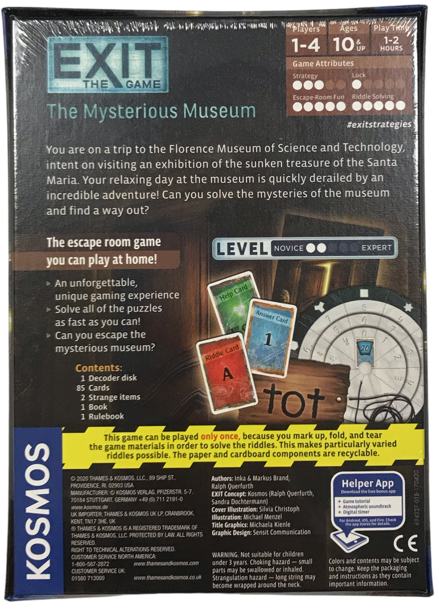 EXIT: The Mysterious Museum – The Meeple Rooms