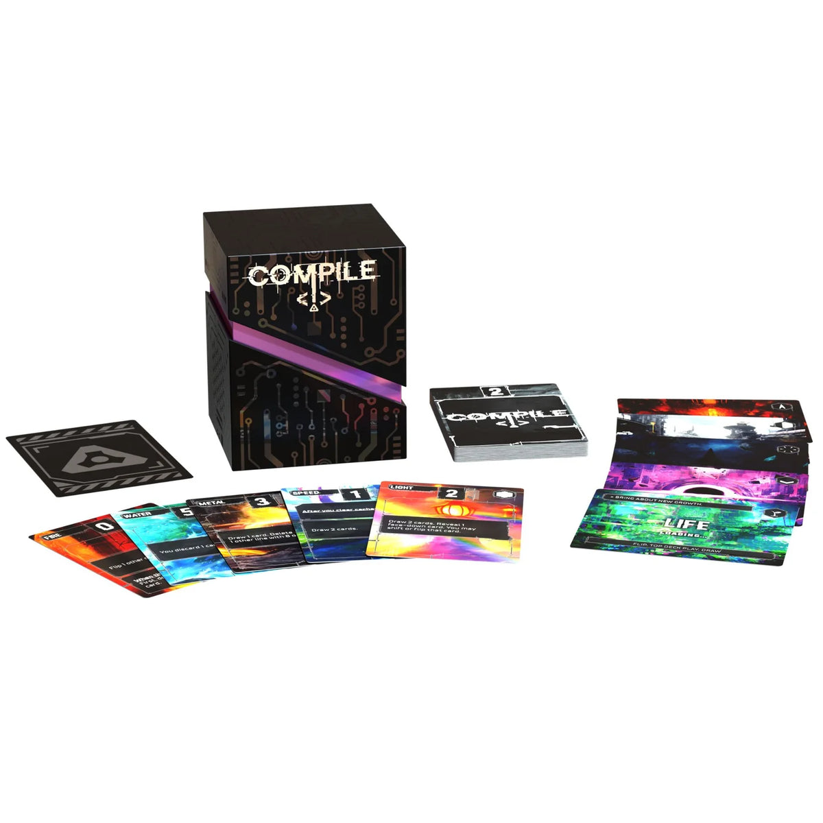 Compile Bundle: Main 1 Edition - Aux 1 Expansion & Playmat – The Meeple ...